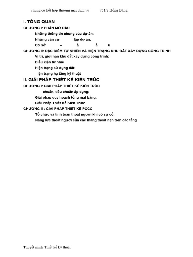 DHA - Thuyet Minh TKKT | PDF