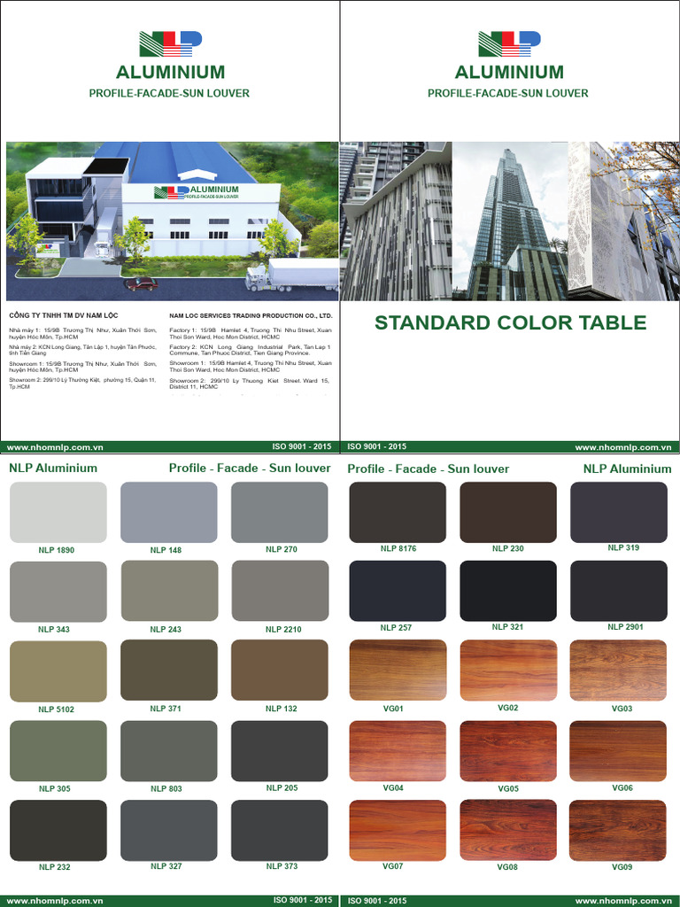 04. Màu tiêu chuẩn NLP | PDF