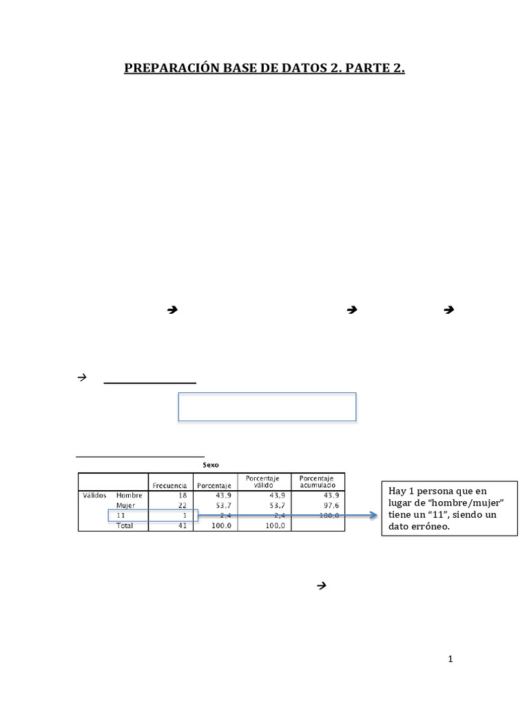 Tutorial PREPARACIÓN BASE DE DATOS. PARTE 2 | PDF | Spss