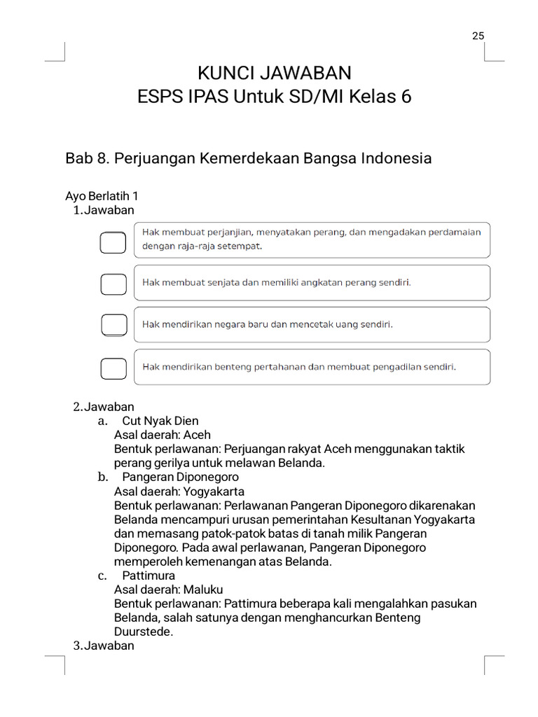 ESPS IPAS VOL.2 SD - MI KLS.6 - KM-Kunci Jawaban-Kunci Jawaban ESPS IPAS VOL 2 SD - MI KELAS 6 ...