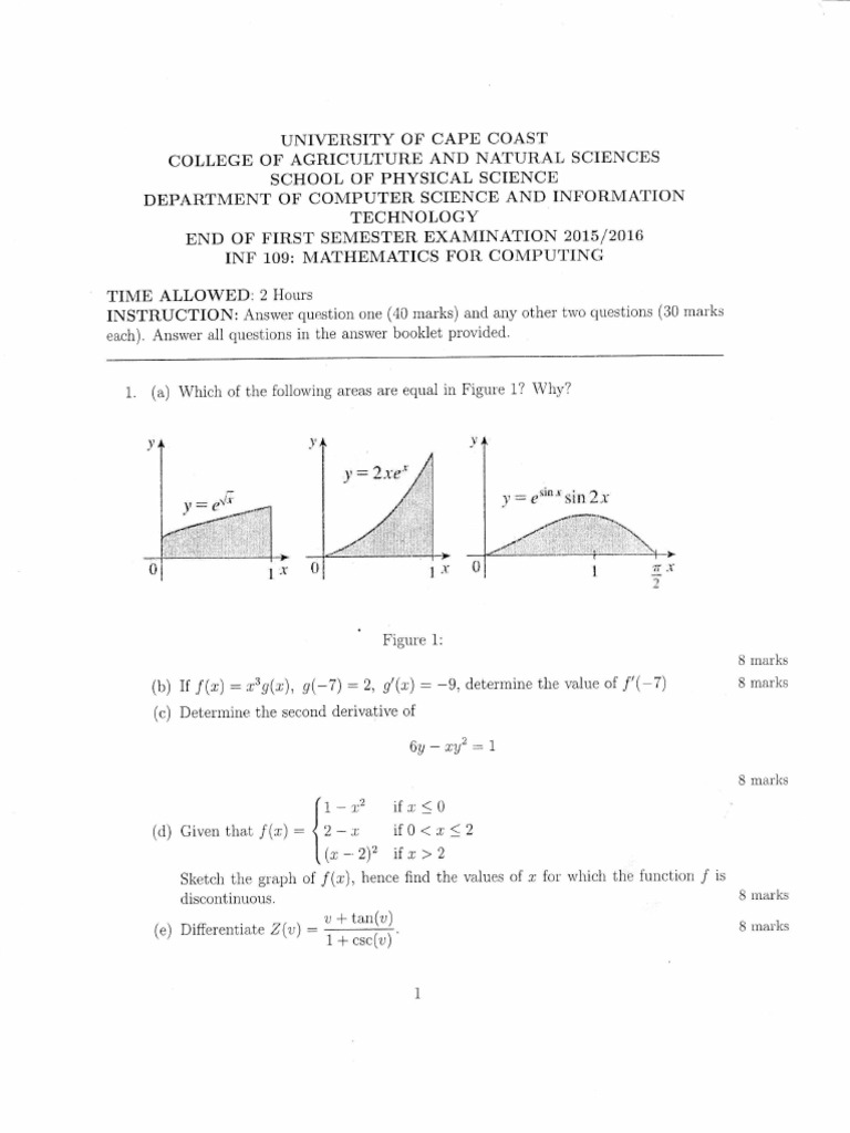 2015-2016 | PDF | Mathematical Relations | Mathematical Concepts