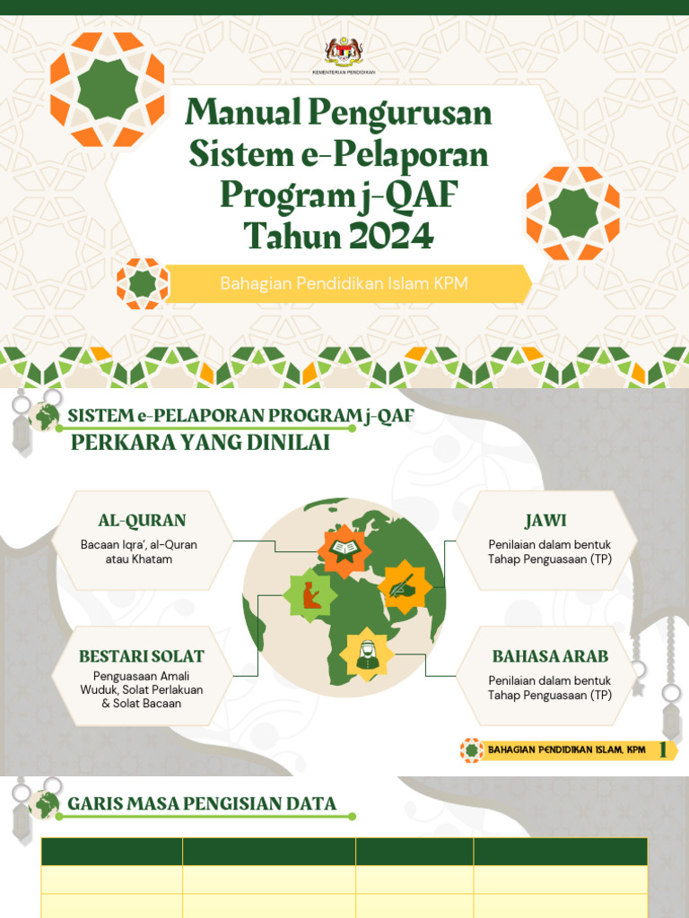 Manual Sistem Epelaporan Program j-QAF 2024 (KUTIPAN NOV) | PDF