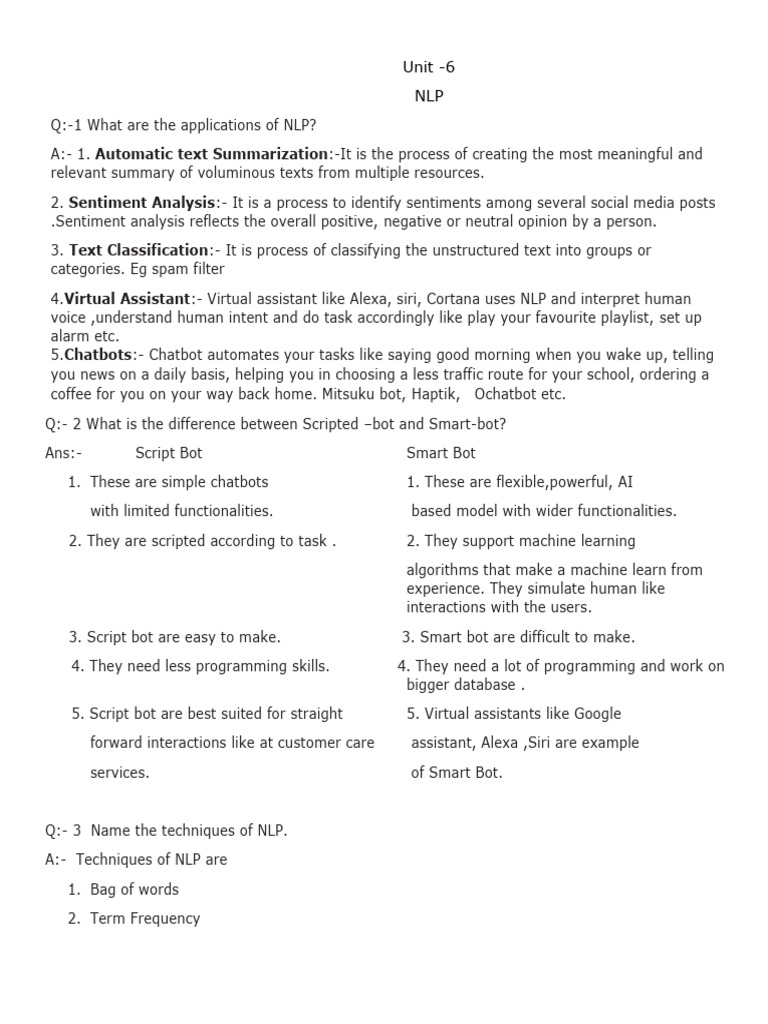 Ch-6_NLP | PDF | Computing | Artificial Intelligence