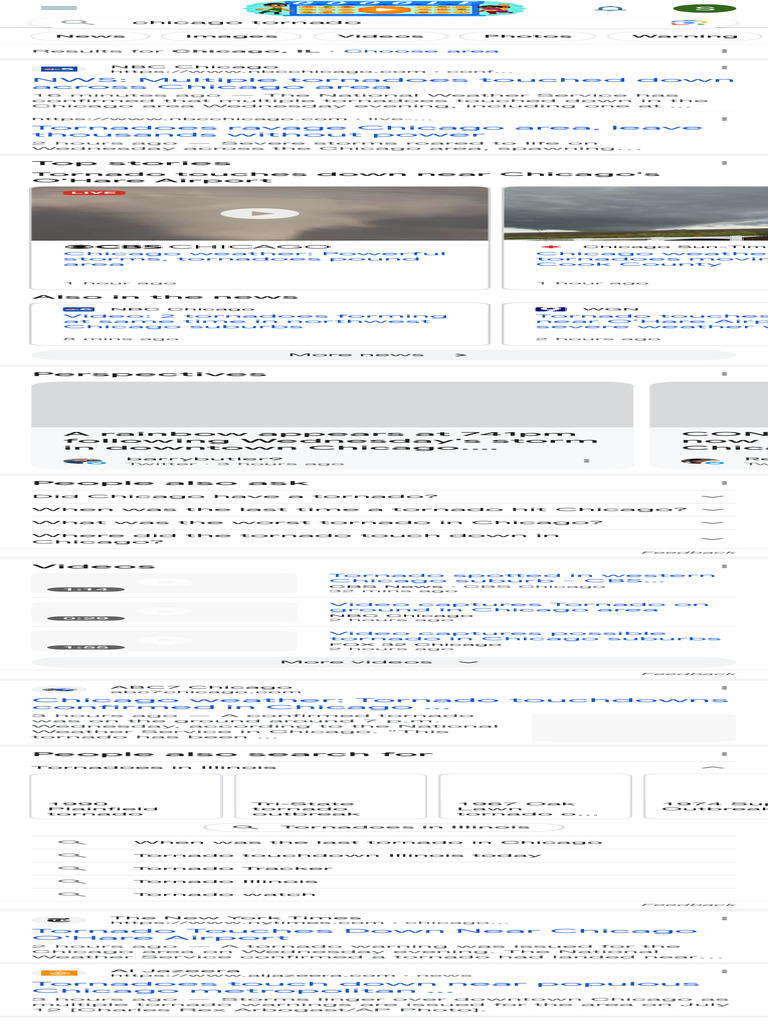 Chicago Tornado - Google Search | PDF | Tornadoes | Natural Disasters