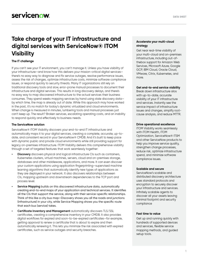 Ds Itom Visibility | PDF | Cloud Computing | Scalability