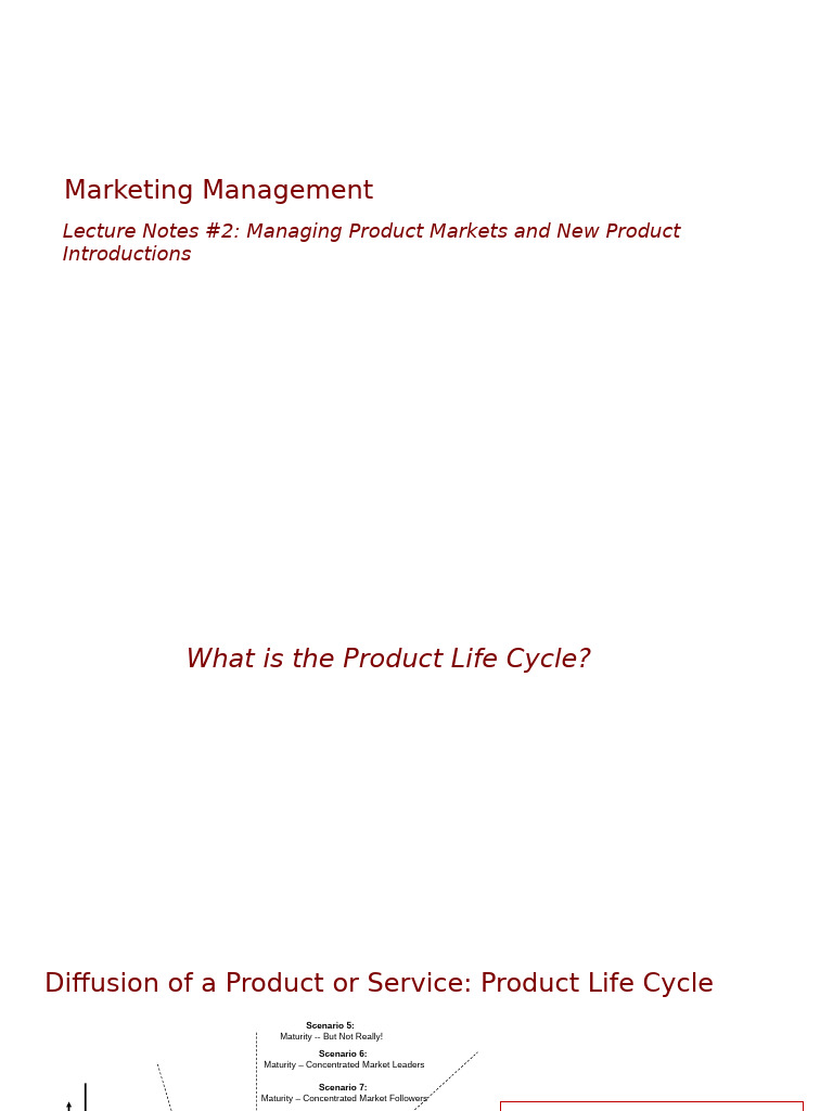 Session #2 Managing Product Markets and New Product Introduction | PDF ...