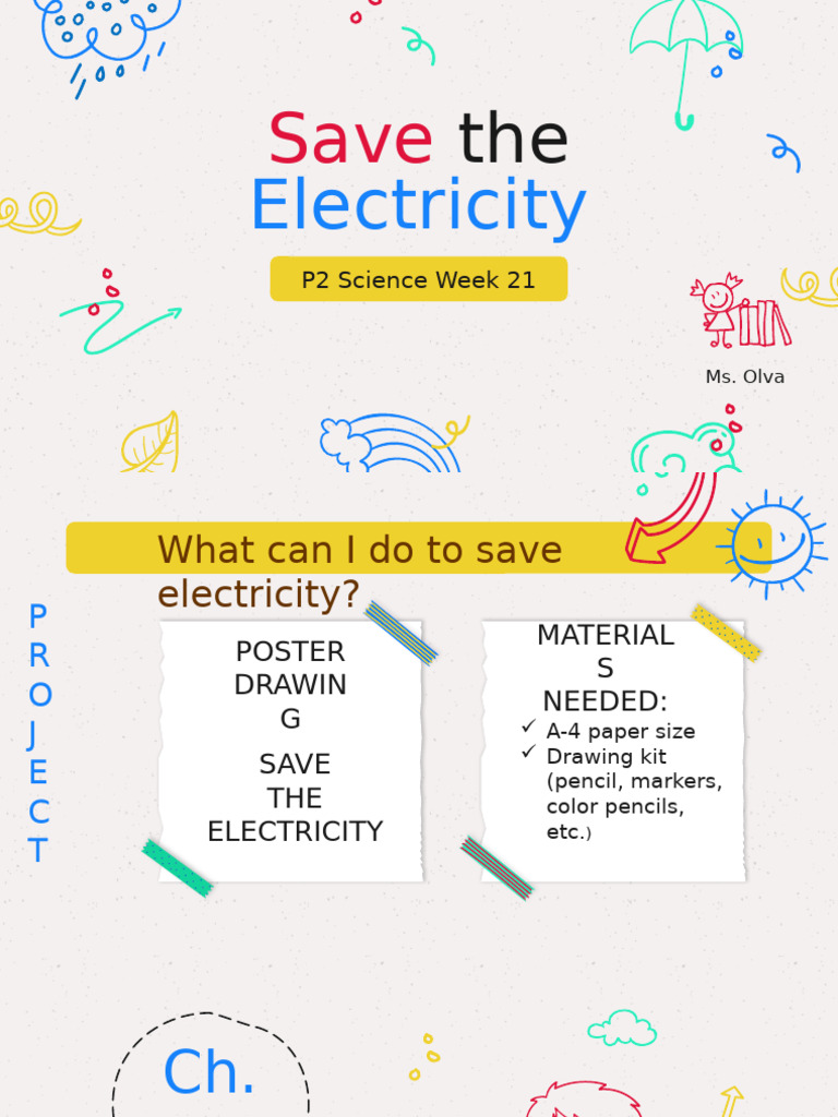 P2 Science Save The Electricity | PDF | Electricity | Shadow