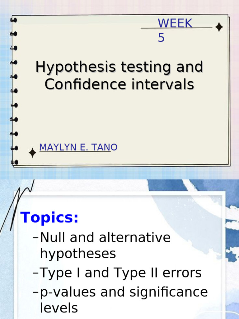 -REPORT-in-Stat.n-Ed. | PDF | Statistical Significance | Hypothesis