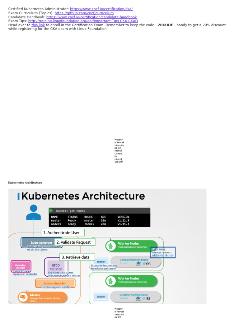 k8s Certification Notes | PDF | Computing | Computer Architecture