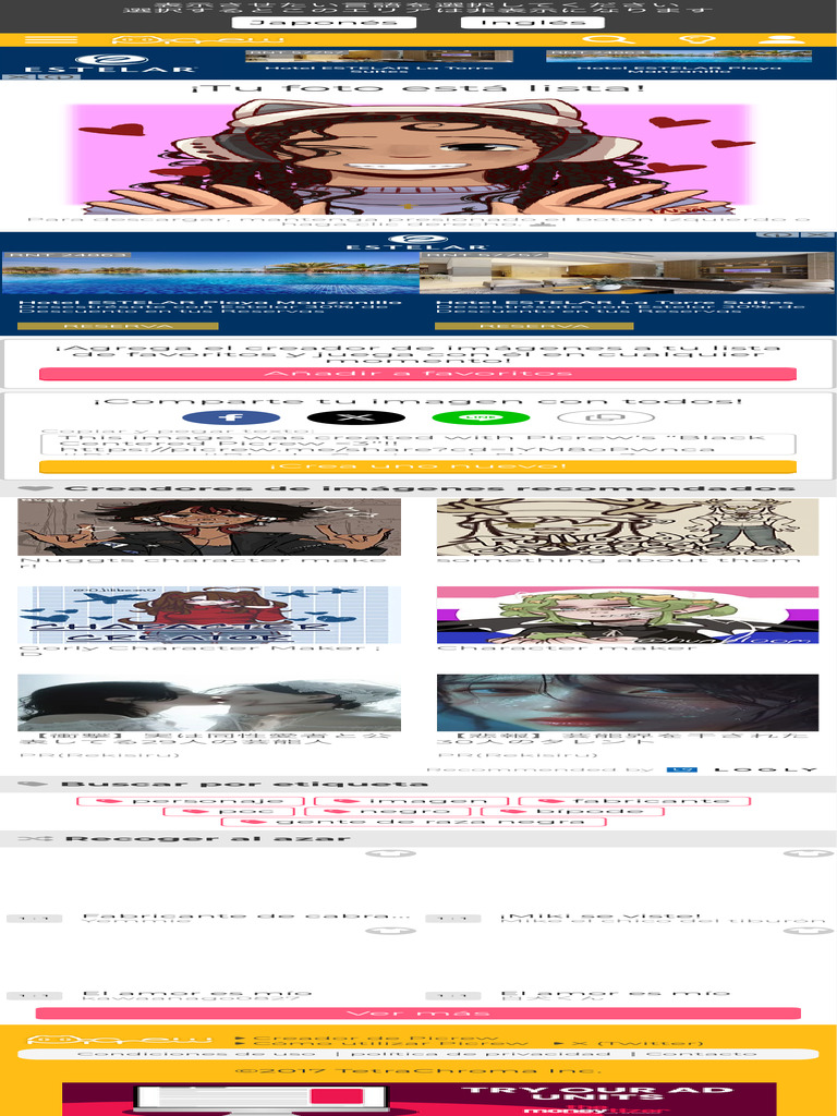 Black Centered Picrew 3 Picrew - The Character Maker & Creator 2 | PDF