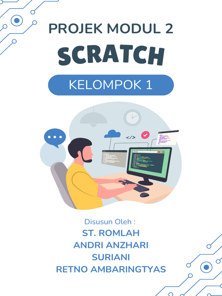 2.2.1 Tugas Kelompok Laporan Tugas 2 Modul 2 Scratch | PDF | Seni