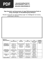 Performance Task Quarter 1 FILIPINO 6 | PDF