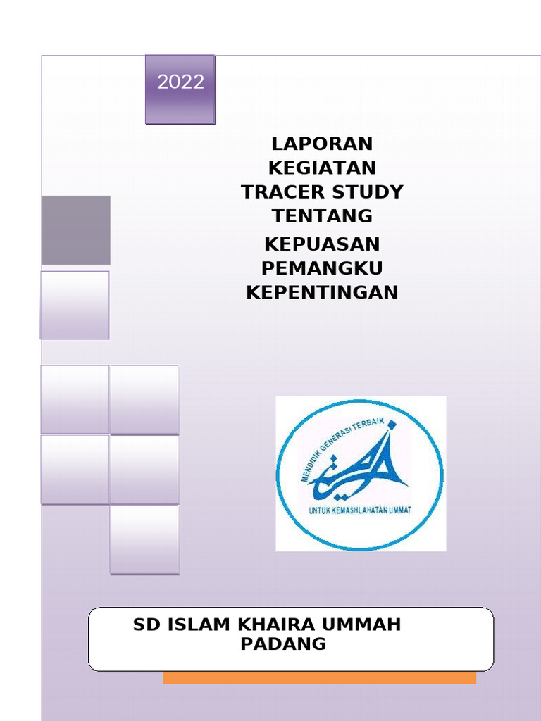 Laporan Tracer Study SD Khaira Ummah | PDF