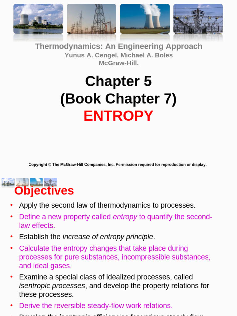 Book Chapter 7-EnTROPY | PDF | Entropy | Second Law Of Thermodynamics