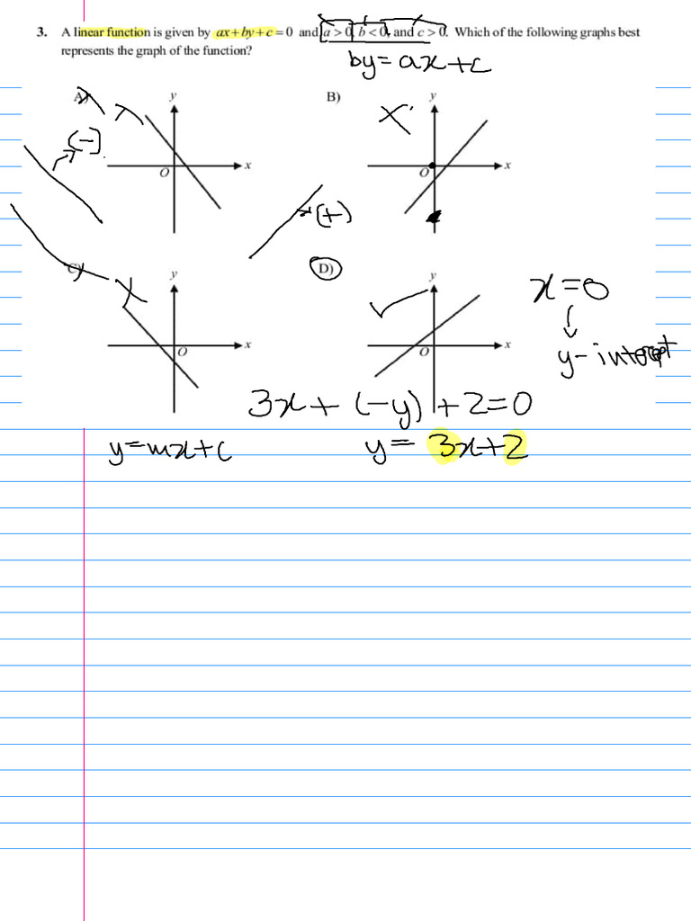 Algebra Practice Annotated | PDF