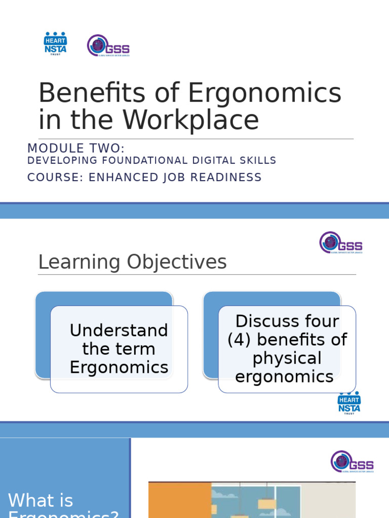 Benefits of Ergonomics in The Workplace | PDF