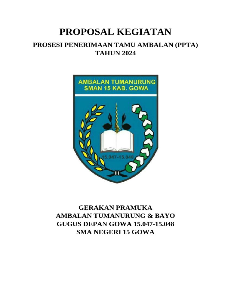 Proposal Ppta 2024 | PDF | Karier & Perkembangan