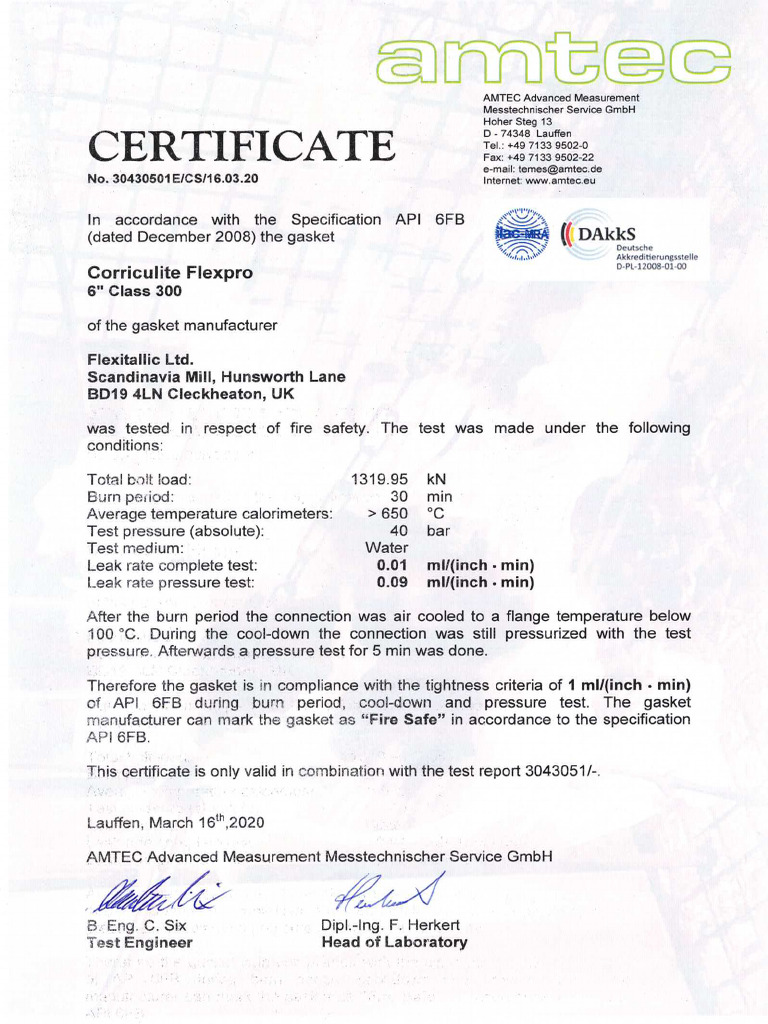 API 6FB Corriculite Flexpro | PDF