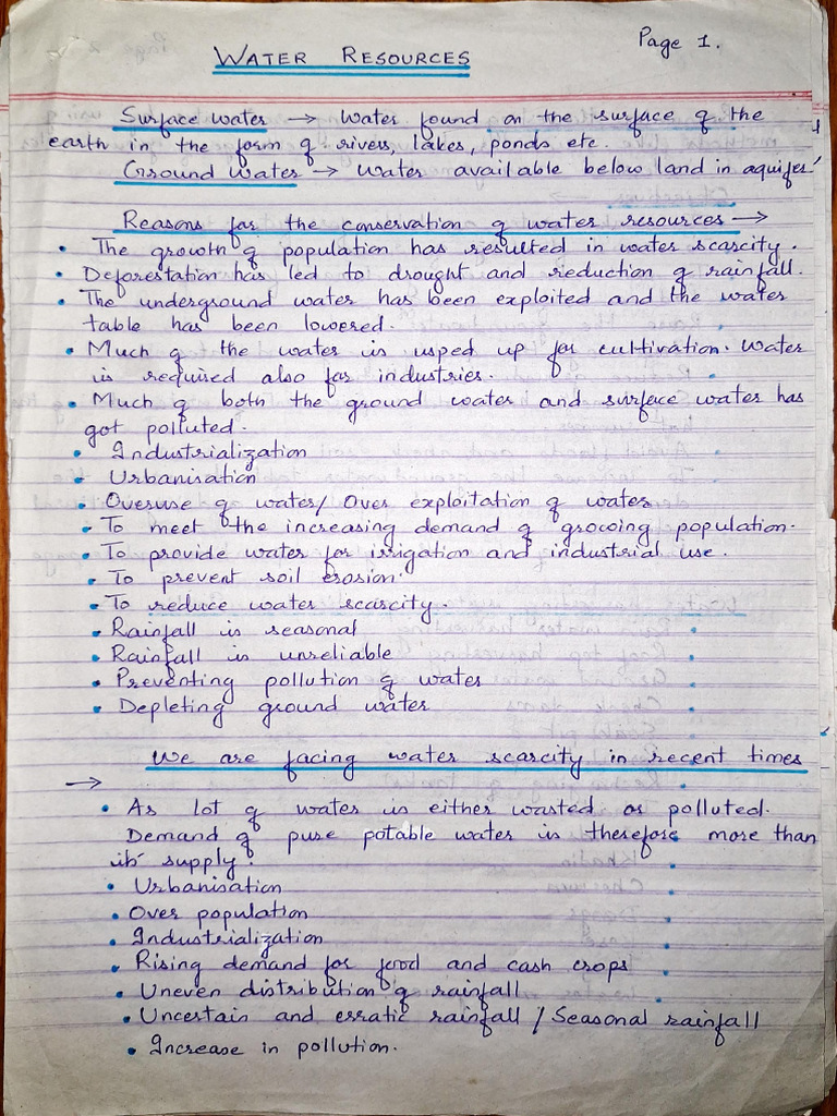 Water Resources Geo | PDF