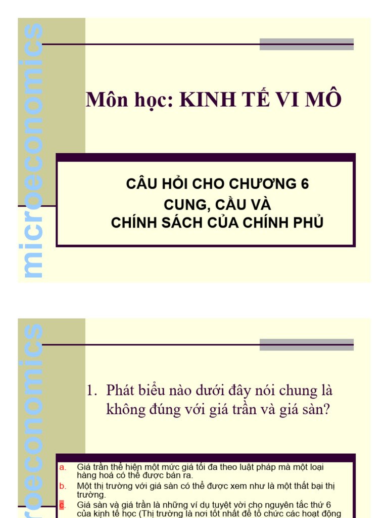 Ch06 Cung Cầu và CP | PDF
