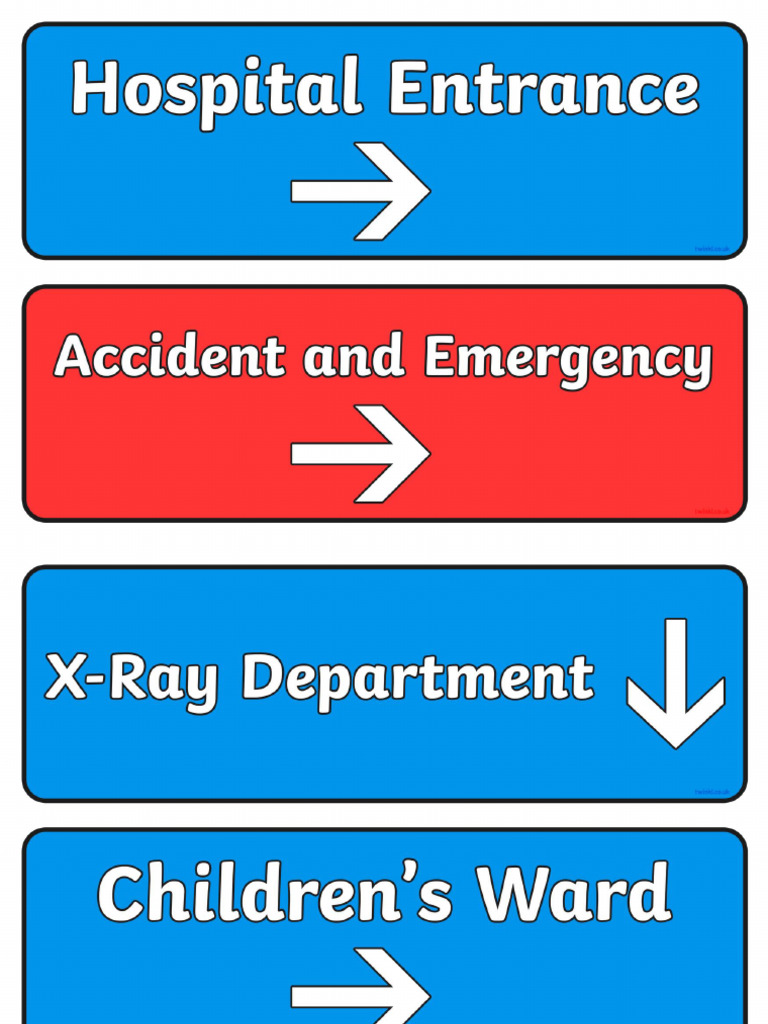 Hospital Display Signs | PDF
