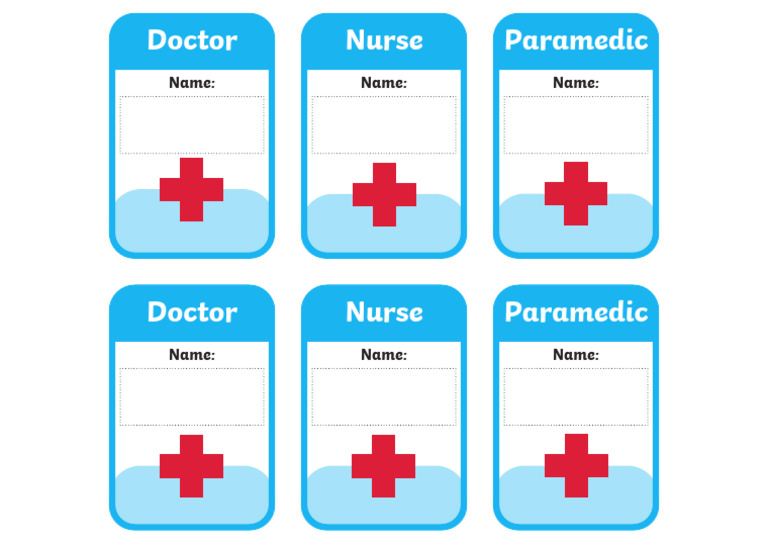 Hospital ID Badges | PDF