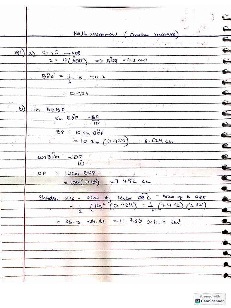 Math Assignment | PDF