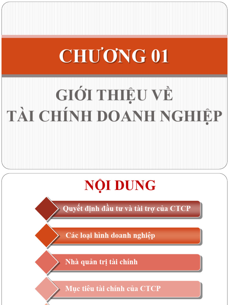 Chuong 01 - Gioi Thieu Ve TCDN - A | PDF