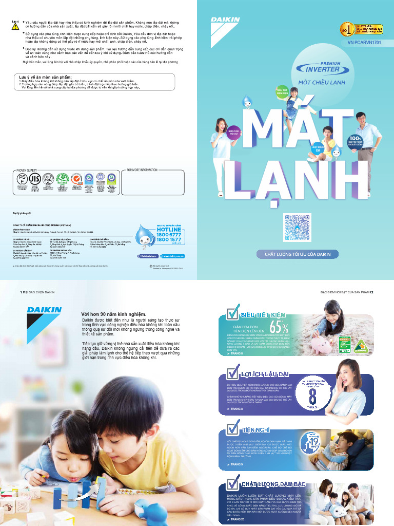 Daikin - Cuc Bo - Treo Tuong | PDF