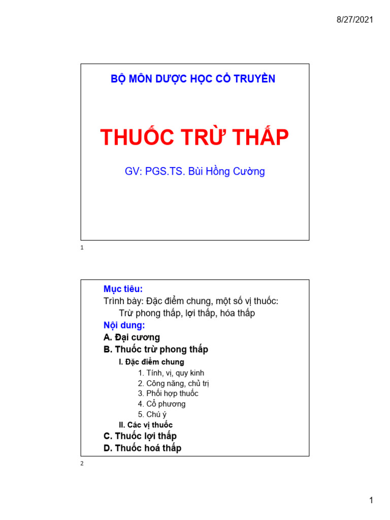 13-Thuoc TRU THAP | PDF