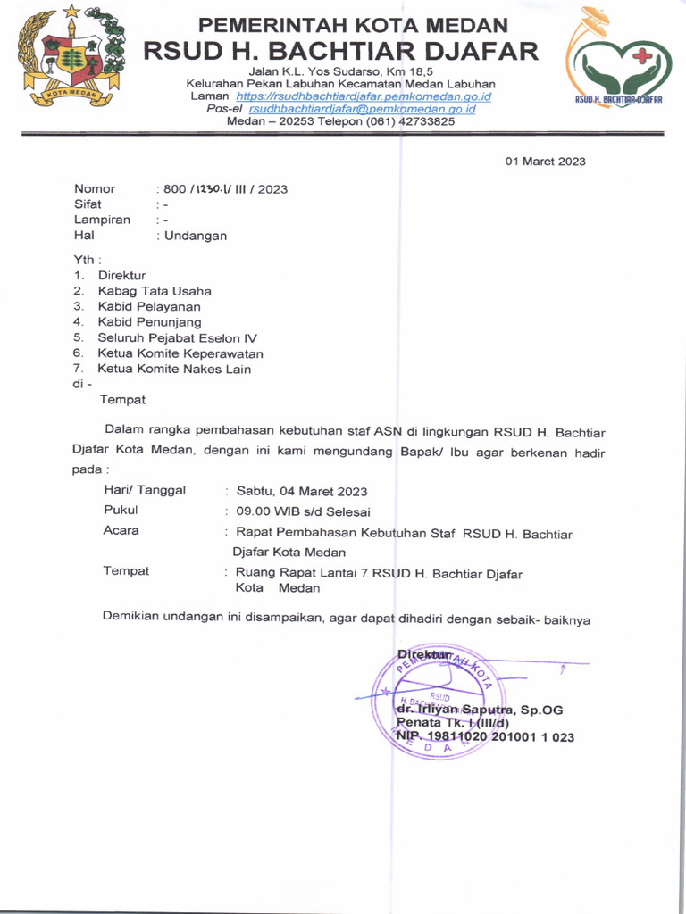 TKRS 9 Ep D Kebutuhan Pegawai | PDF