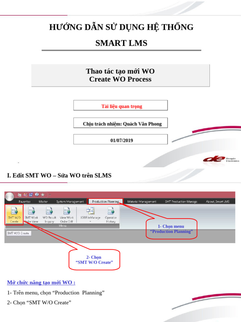 Edit WO - S A WO | PDF