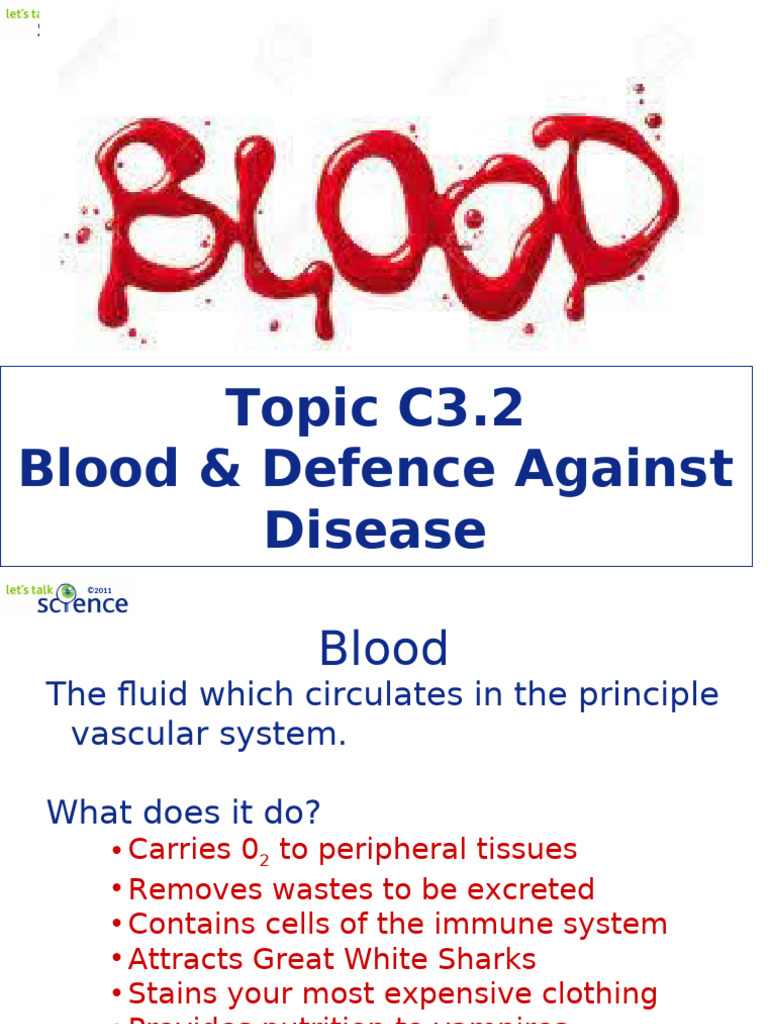 IB - C3.2 - 1 - Blood and Immunity - Notes | PDF | White Blood Cell ...