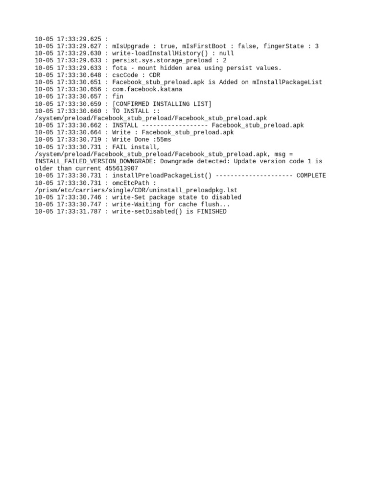Preload Installer | PDF
