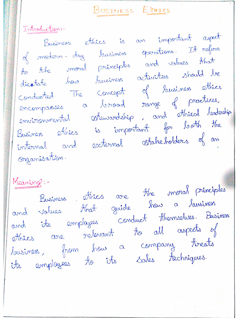 Assignment For Ethics in Business | PDF
