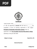 GIS Final Practical Writeup | PDF | Geographic Information System | Computing