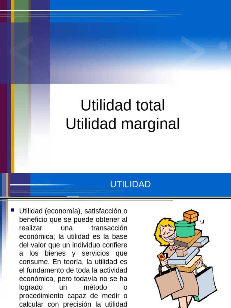 Utilidad Total | PDF | Utilidad | Utilidad marginal