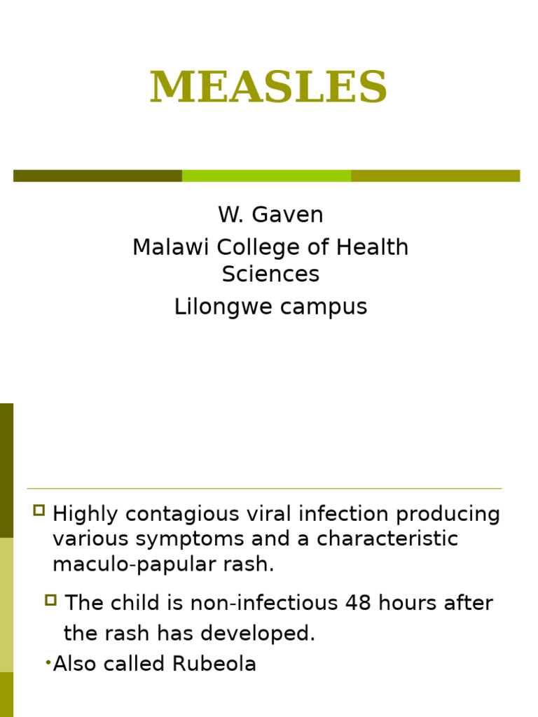 Measles | PDF | Measles | Medicine