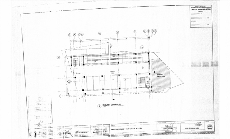 Multi Purpose Building at Brgy. Ermita PLANS 0002 | PDF