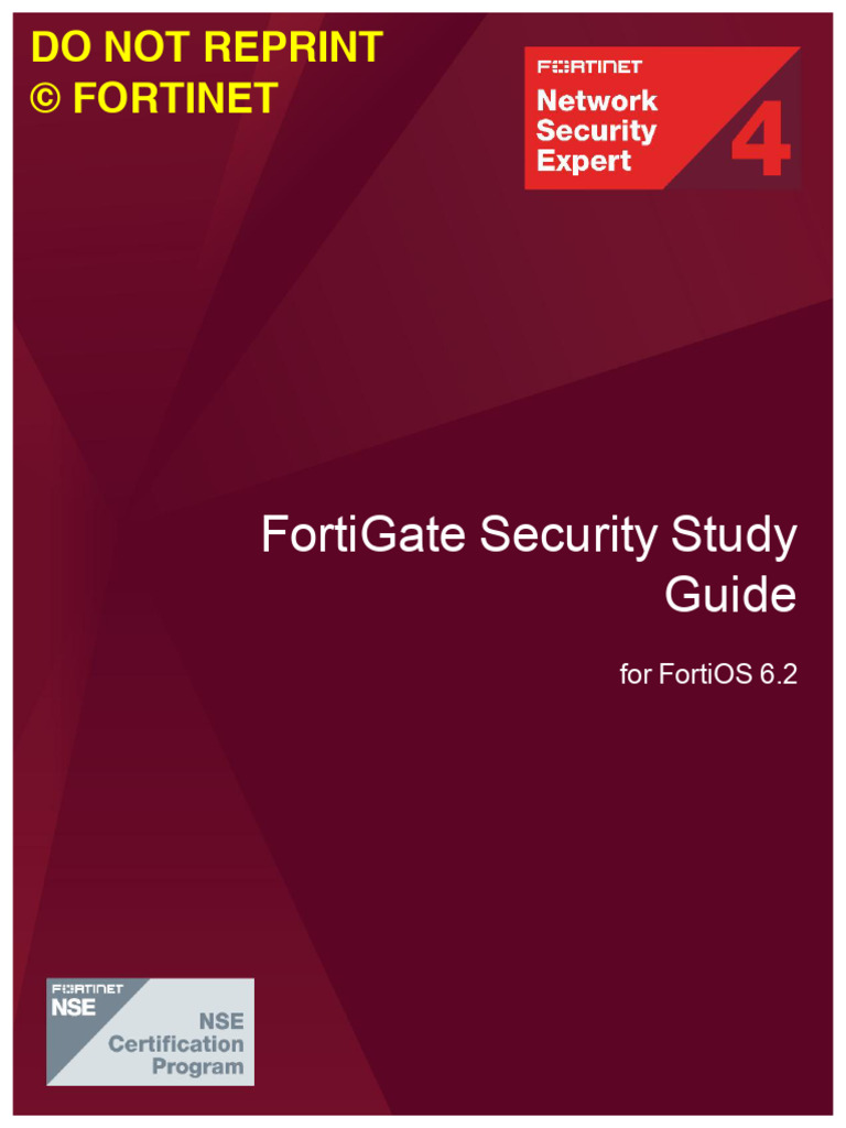 NSE4 Security En | PDF | Firewall (Computing) | Cyberspace