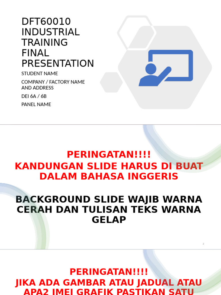 Apa Item Yang Perlu Ada Dalam Slide Present LI | PDF