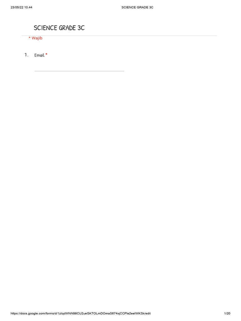 3C SCIENCE HOMEWORK CP.6 FORCE - Google Formulir | PDF | Friction | Force