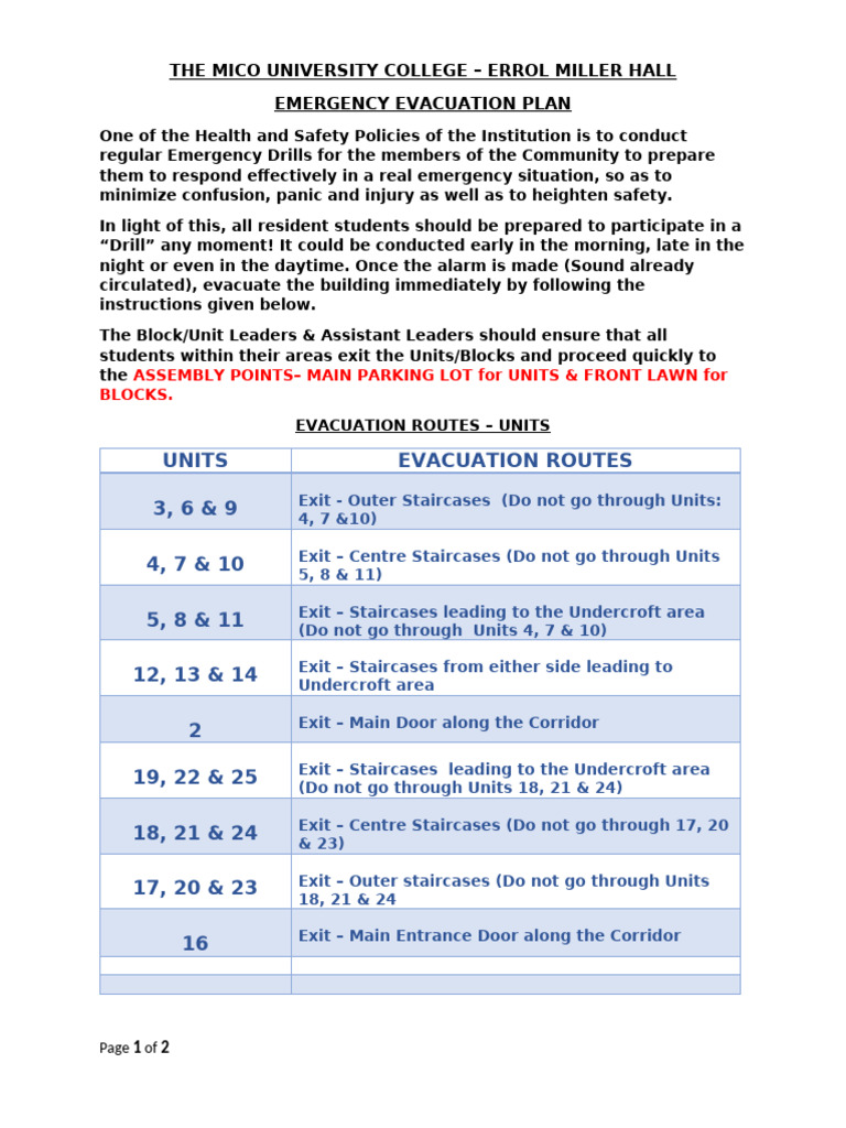 Evacuation Routes - For Merge | PDF | Emergency Evacuation