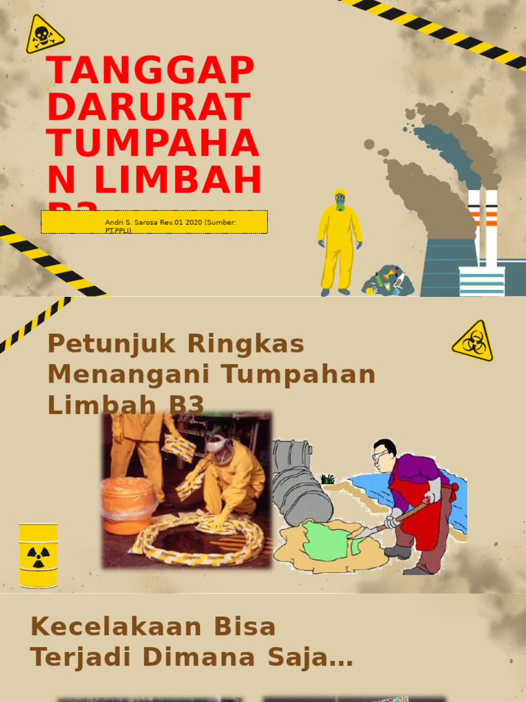 Penanganan Tumpahan Limbah B3 | PDF | Perjalanan | Sains & Matematika