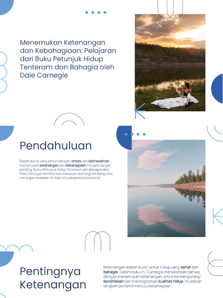 Slidesgo Menemukan Ketenangan Dan Kebahagiaan Pelajaran Dari Buku ...