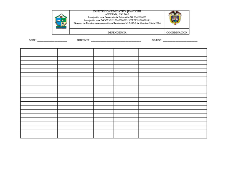 Formato Reunion de Padres de Familia | PDF