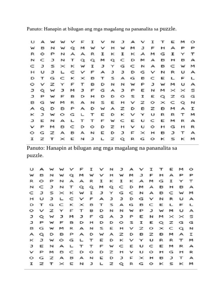 Filipino Activity | PDF