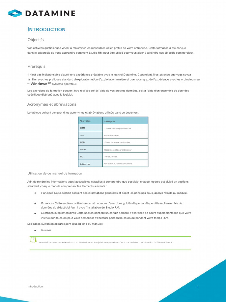 Définition de Datamine et Formation | PDF | Fichier informatique ...