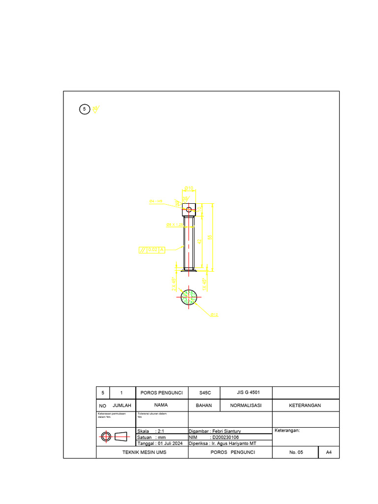 AGUS HARIYANTO - CLASS C - DETAIL 5-Model | PDF