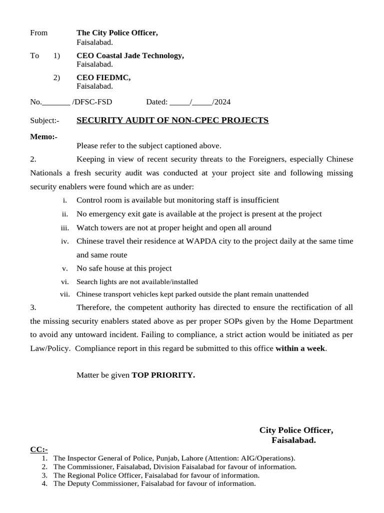 3 SSP & OTHER LETTERS (Autosaved) (Autosaved) | PDF | Police ...